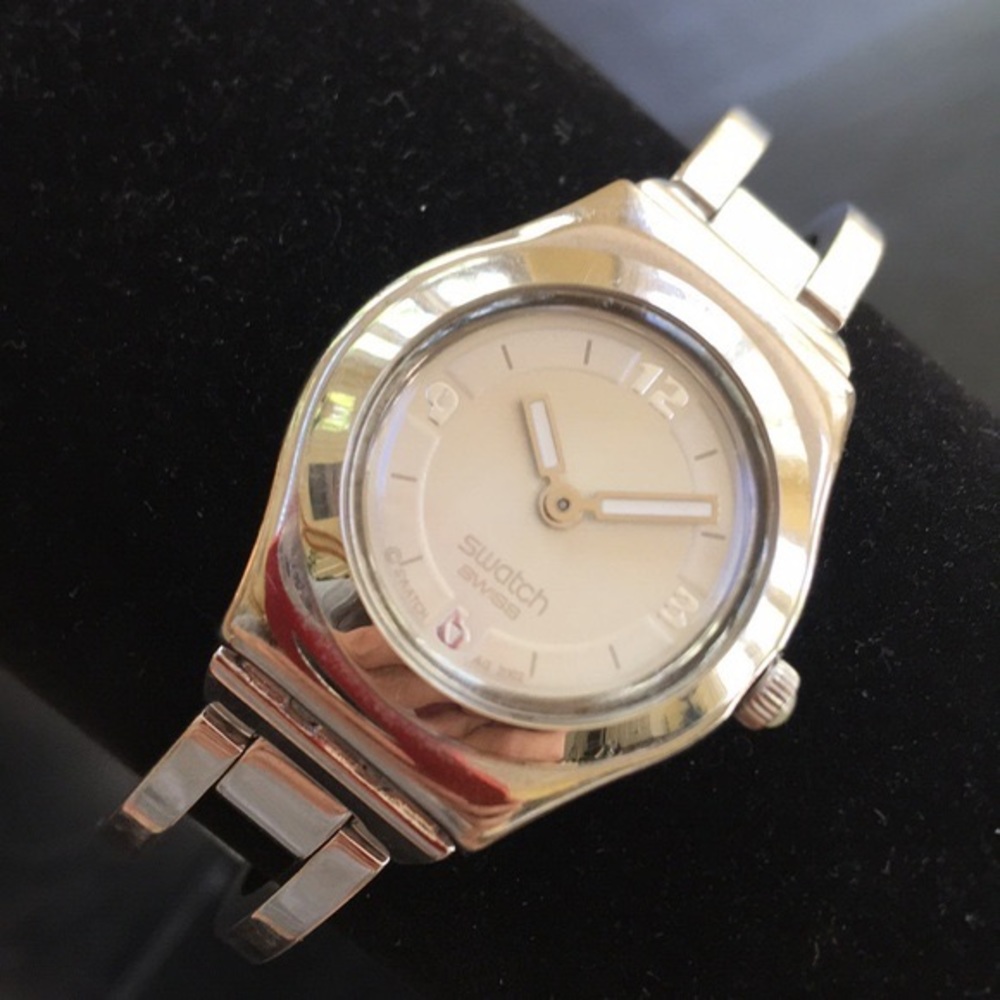 Swatch Irony “Crystalline” Stainless Steel Watch - Gem